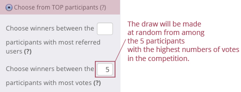 New Filters and Conditions to Select Winners with Cool Tabs