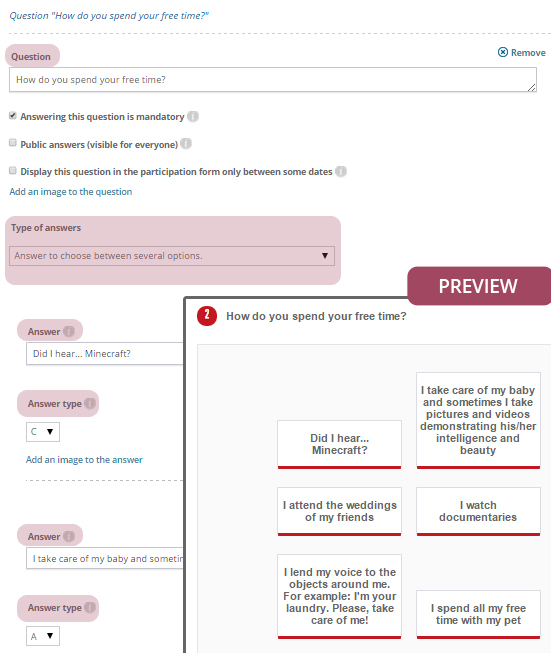 Create your personality test with Cool Tabs