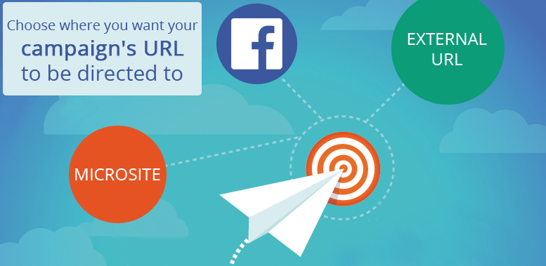 Where do you want your campaign's URL to be directed?