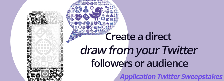 Create a direct draw from your Twitter - Application for twitter