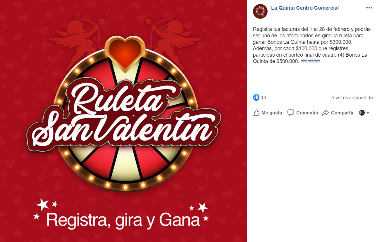 Ideas para triunfar con una promoción o sorteo de San Valentín