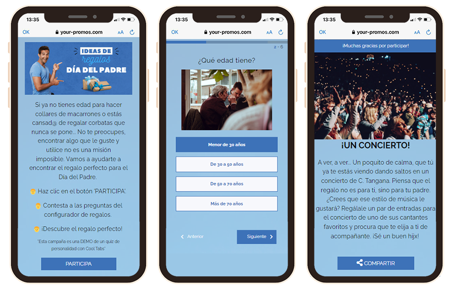 Ideas del Día del Padre para sorteos, concursos y promociones